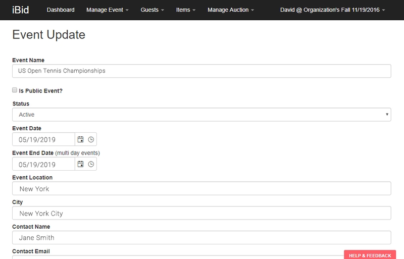 iBid - Mobile Bidding and Charity Auctions - iBid by Events.org